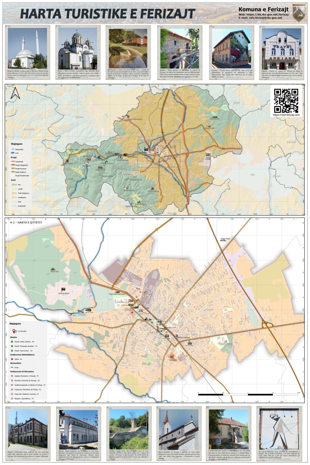 Harta Turistike » Visit Ferizaj
